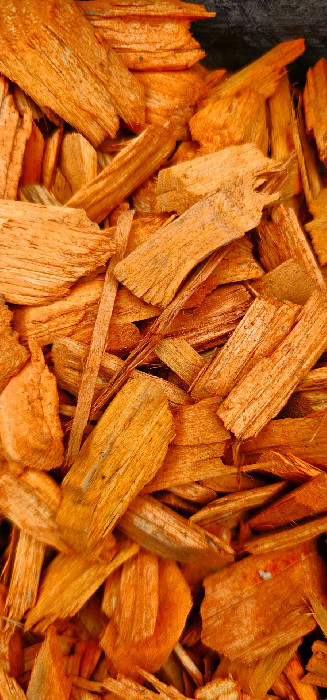 Mulch madera naranjo :: Decohormigon